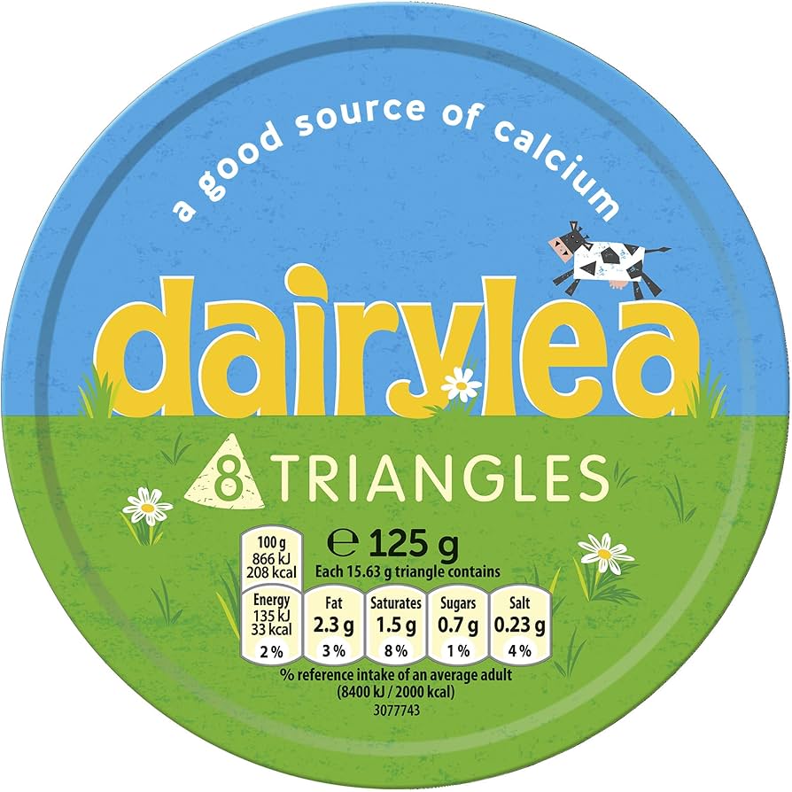 Dairylea Creamy Cheese 8 Triangles 125g – Fiveways Deliver Maltby